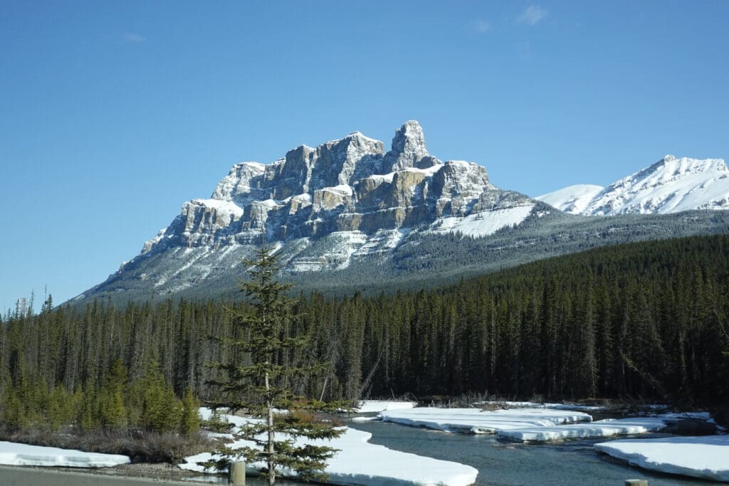 Castle Mountain Lookout Trail in Banff National Park